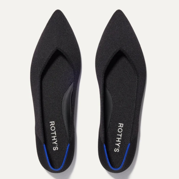Rothy's | Shoes | Rothys The Point 1 Blackthe Saze 9 Is Branded In Love ...